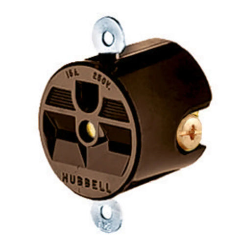 Hubbell HBL5658, Extra Heavy Duty Max Single Receptacles, Panel Mount ...